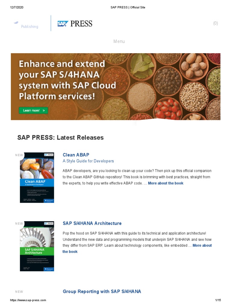 SAP PRESS - Official Site | PDF | Sap Se | Machine Learning