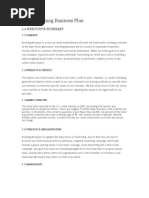 Business Plan Template | PDF | Supermarket | Retail