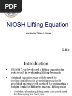 Revised NIOSH LiftinG Equation Examples Ans Explanations | PDF ...