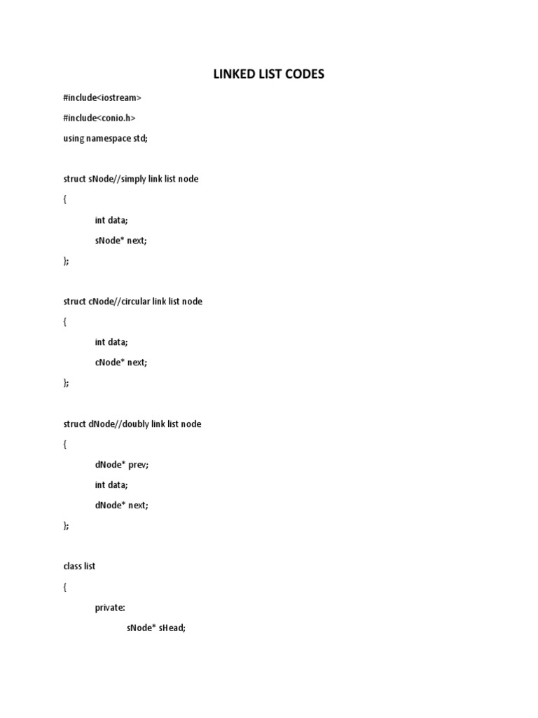 Data Structures Code Implementation | Download Free PDF | Information ...