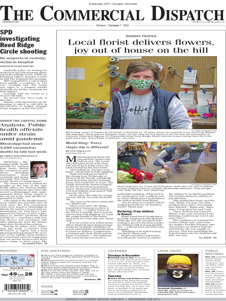 Commercial Dispatch Eedition 12-7-20 | PDF | Donald Trump | American ...