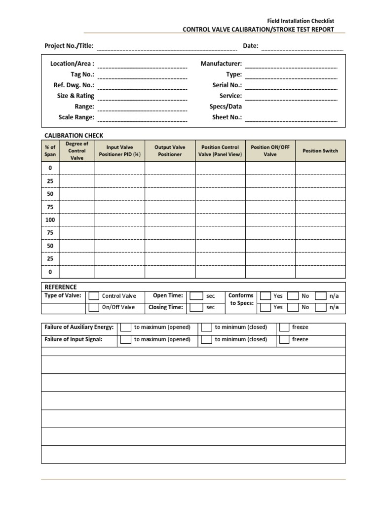OGC-FIC-002-I-Control Valve Calibration Stroke Test Report-Field ...