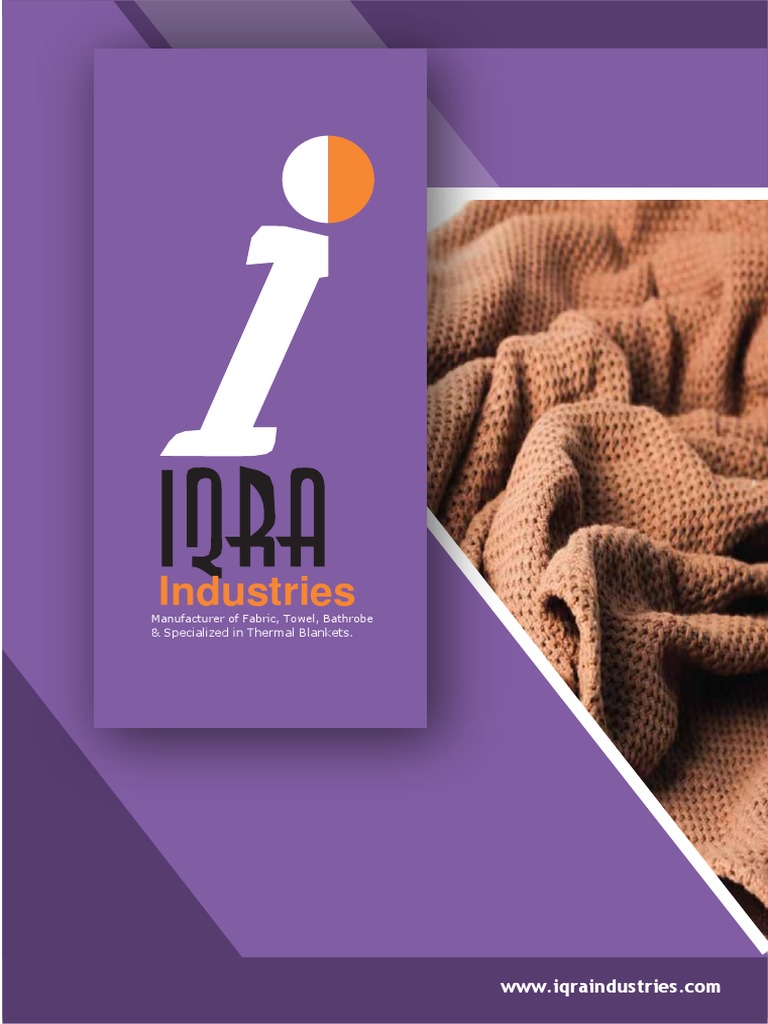IQRA Industries PRODUCT PROFILE | PDF | Linens | Weaving