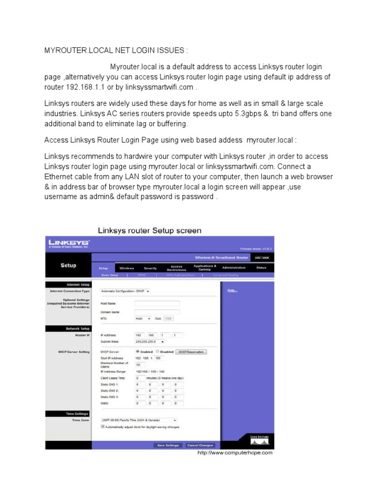 Myrouter - Local Login | PDF