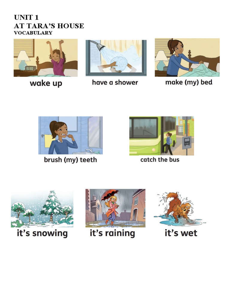 Unit 1 at Tara'S House: Vocabulary | PDF | Business