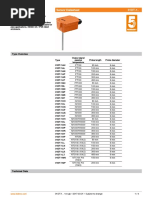 Thermistor Temperature Sensors Data Sheet | PDF | Duct (Flow) | Screw