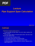 Procedure For Pipe Rack Load Calculation | PDF | Thermal Insulation | Pipe (Fluid Conveyance)