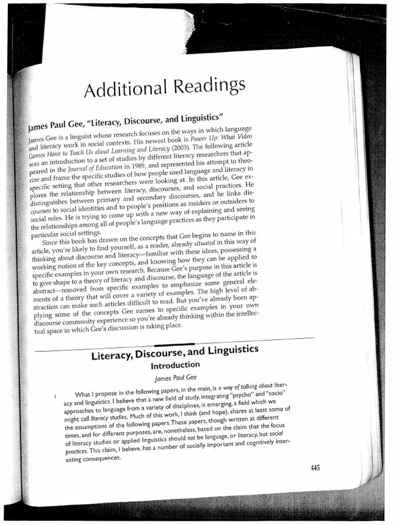 Gee Reading | PDF
