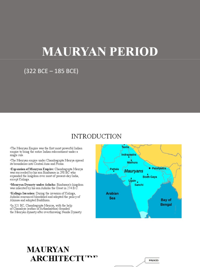 Mauryan Period: (322 BCE - 185 BCE) | Download Free PDF | Sikhism ...