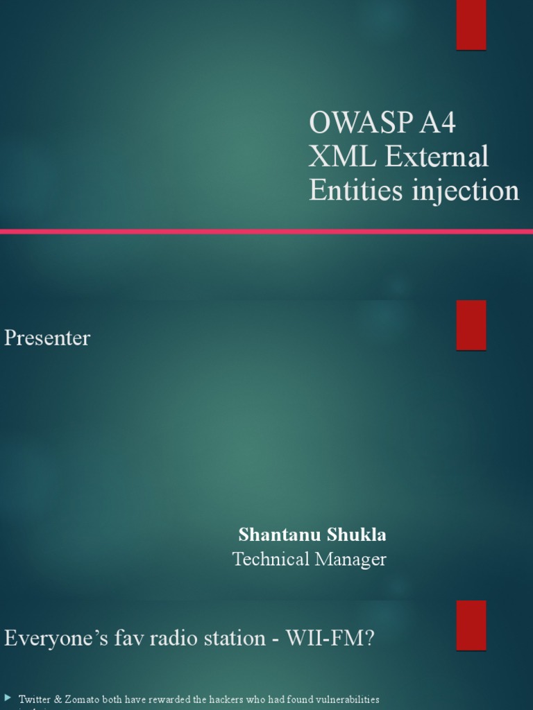 Understanding XXE Vulnerabilities | PDF | Xml | Information Technology Management