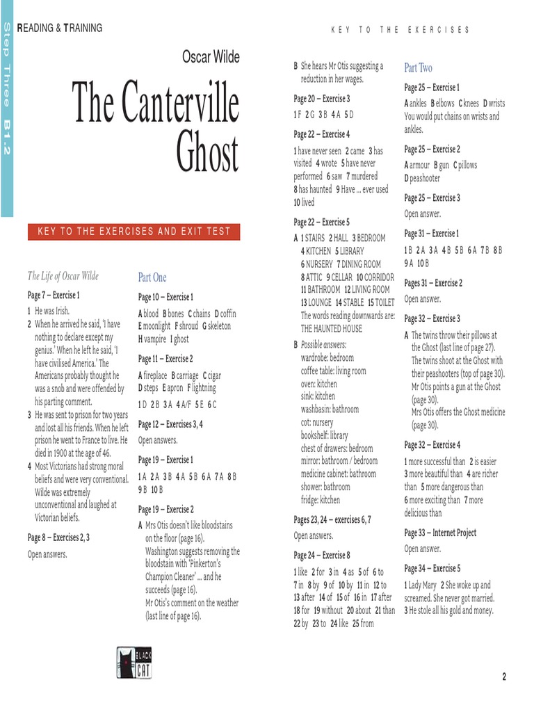 The Canterville Ghost: Oscar Wilde | PDF | Ghosts