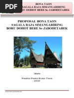 Undangan Pesta Bona Taon 2023 | PDF