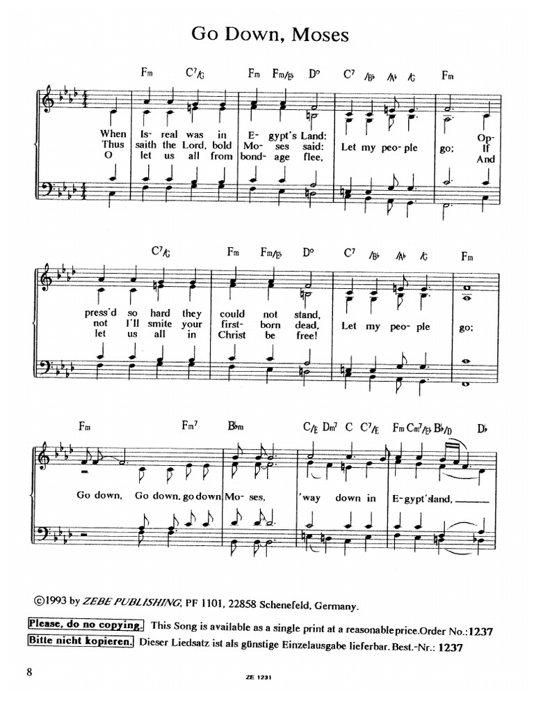 Go Down Moses | PDF