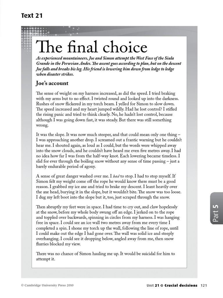 Narrative - First Person - Exemplar | PDF