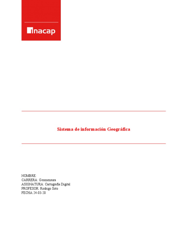 Modelos y Formatos en SIG | PDF | Sistema de información geográfica ...