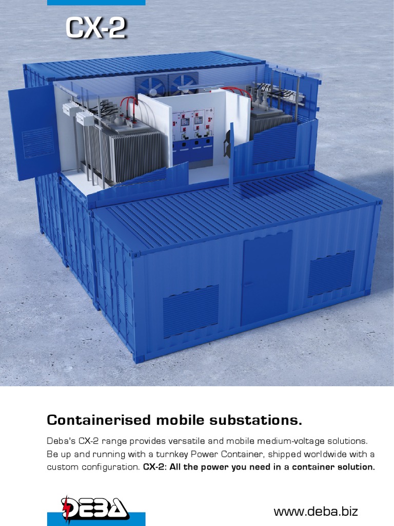 CX-2-en - Contentor Maritimo | PDF | Electrical Substation | Electric ...