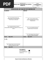 Instructivo de Llenado de La Tarjeta de Control de Embarazo, Puerperio ...