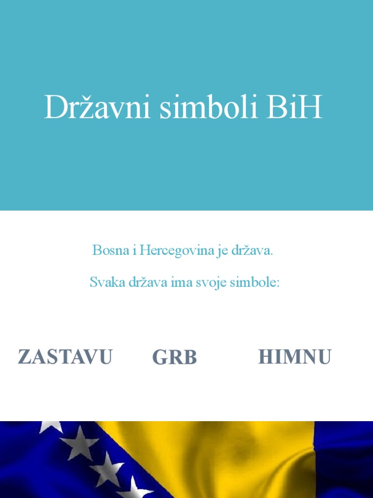 Državni Simboli BiH | PDF