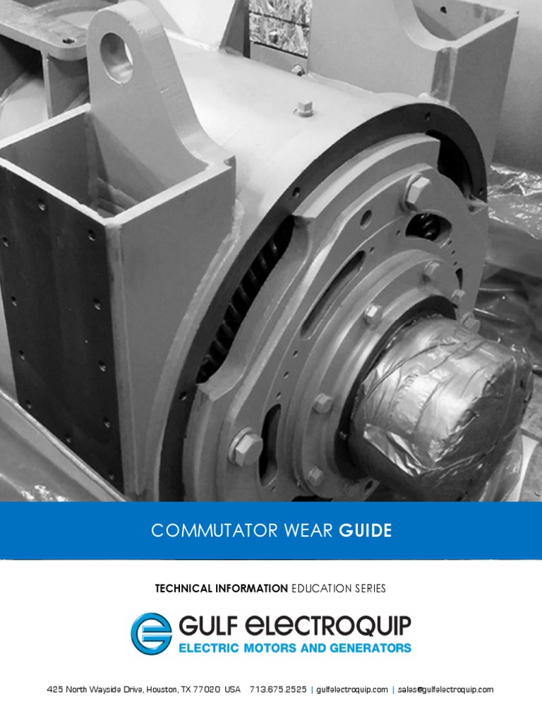 Commutator Wear Guide: Technical Information | PDF | Electrical ...