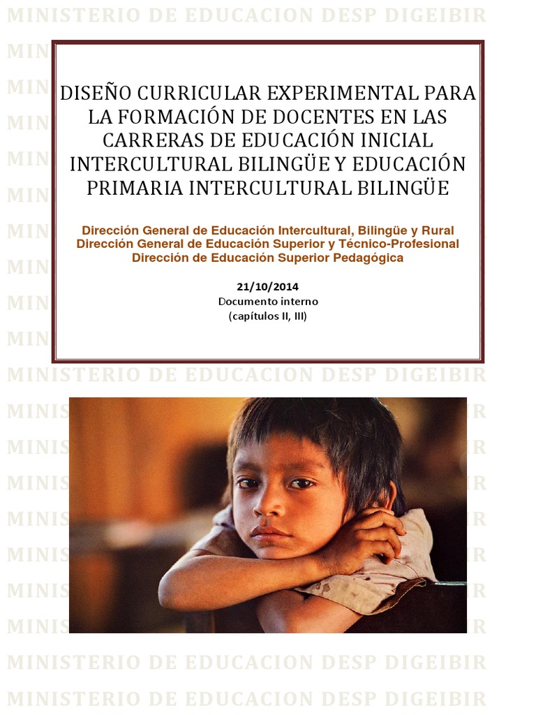 DC Exp EIB Version 21 Octubre Dos Capitulos para Taller | PDF | Multilingüismo | Plan de estudios