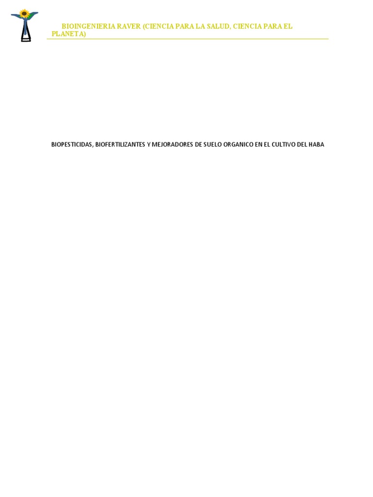 Manejo Integral de Cultivo de Aba | PDF | Fertilizante | Siembra