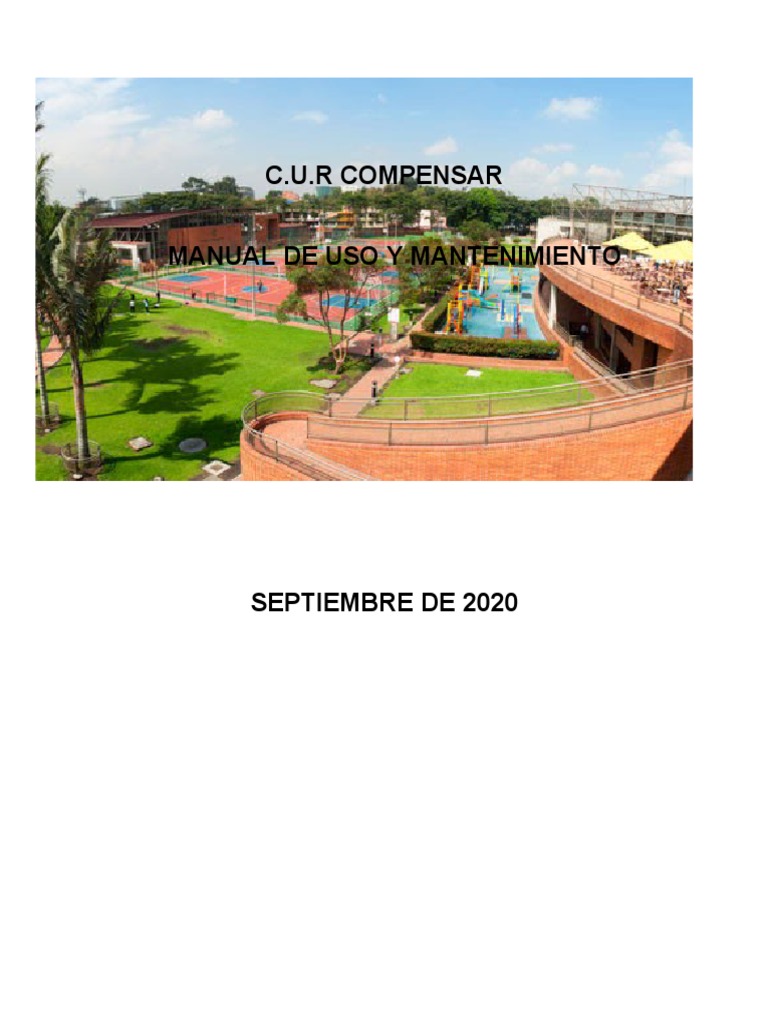 Manual Compensar CUR Saunas Jacuzzy | PDF | Diseño | Sectores Economicos