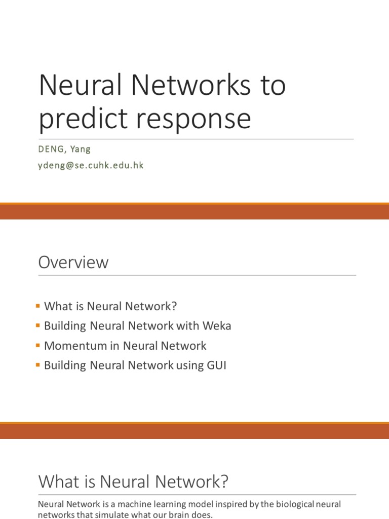Weka Tutorial 3 | PDF | Artificial Neural Network | Mathematical ...