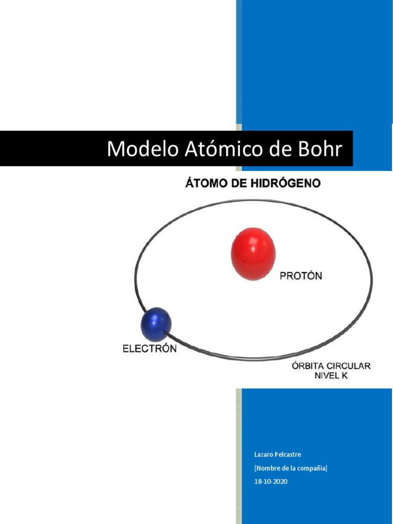 Modelo Atómico de Bohr: Resumen y Errores | PDF | Mecánica cuántica ...