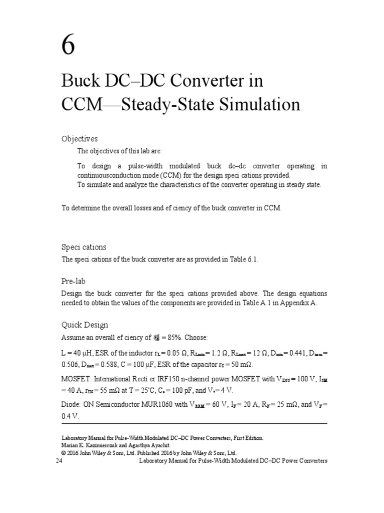 Exam - Buck Electronica | PDF | Electric Power | Electromagnetism