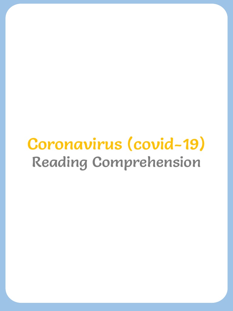 Understanding Coronavirus and COVID-19 | PDF