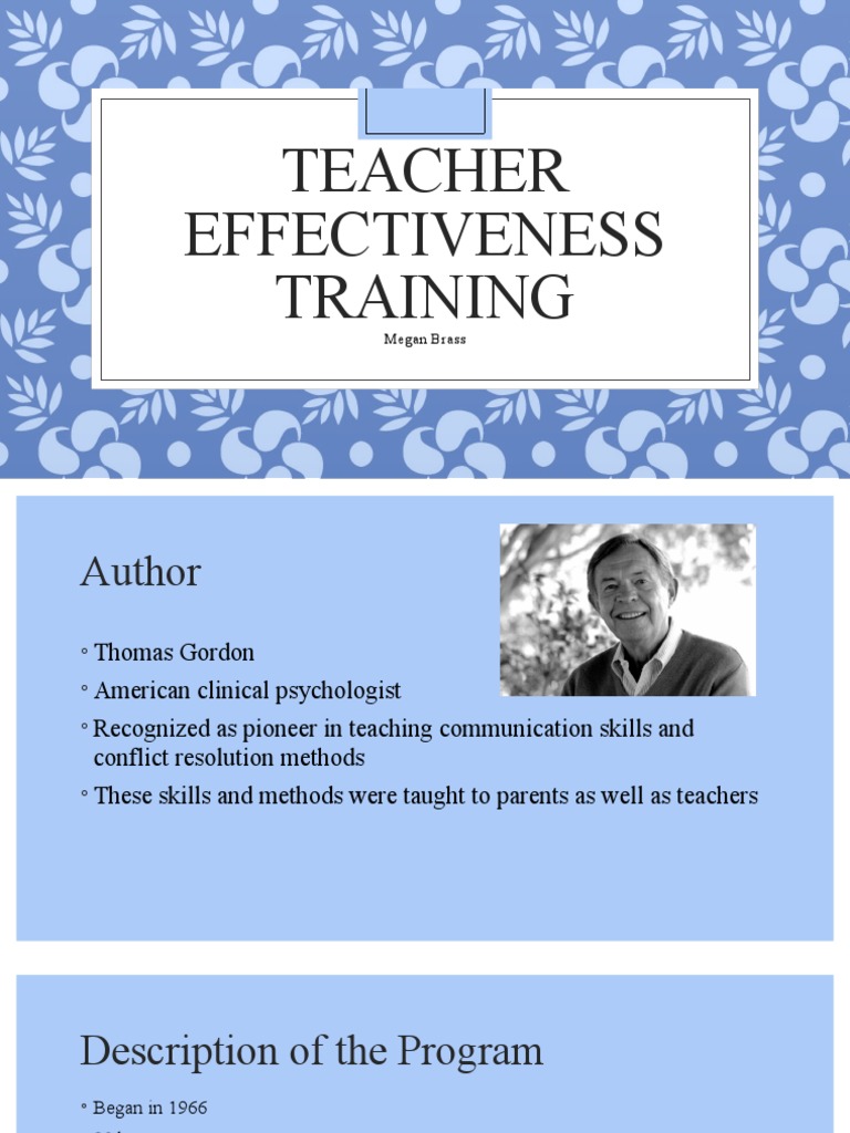 Behavior Management Presentation | PDF