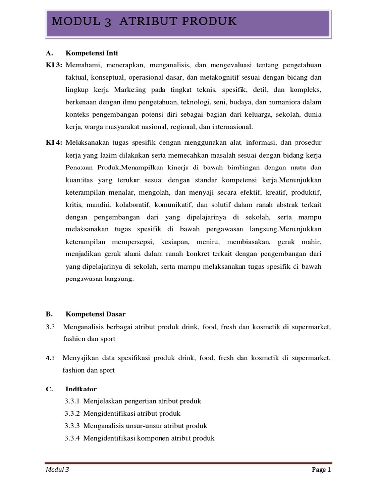 Atribut Produk dan Kepuasan Konsumen | PDF