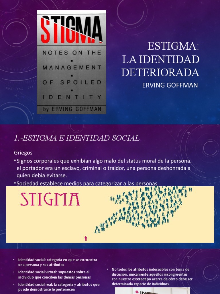 Goffman Estigma | PDF | Estigma social | Conceptos psicologicos