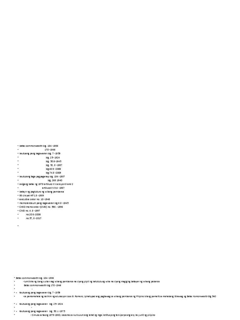 Mga Batas NG Pilipinas | PDF