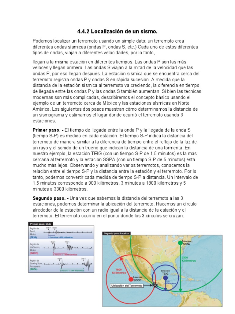 Localización y Ondas Sísmicas | PDF | Temblores | Olas