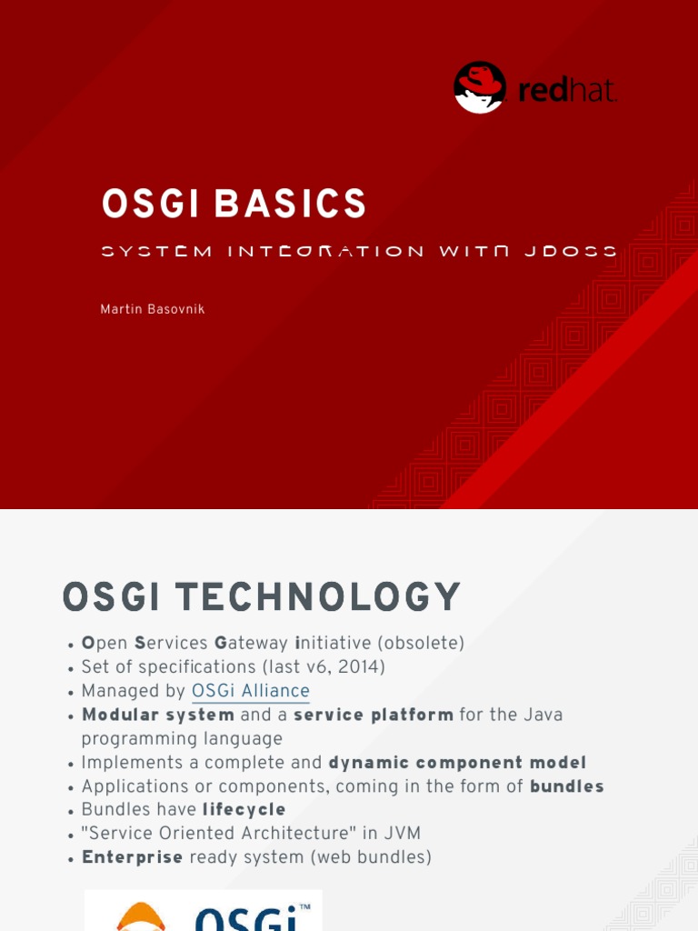 Osgi Basics PDF | PDF | Application Server | Computer Programming
