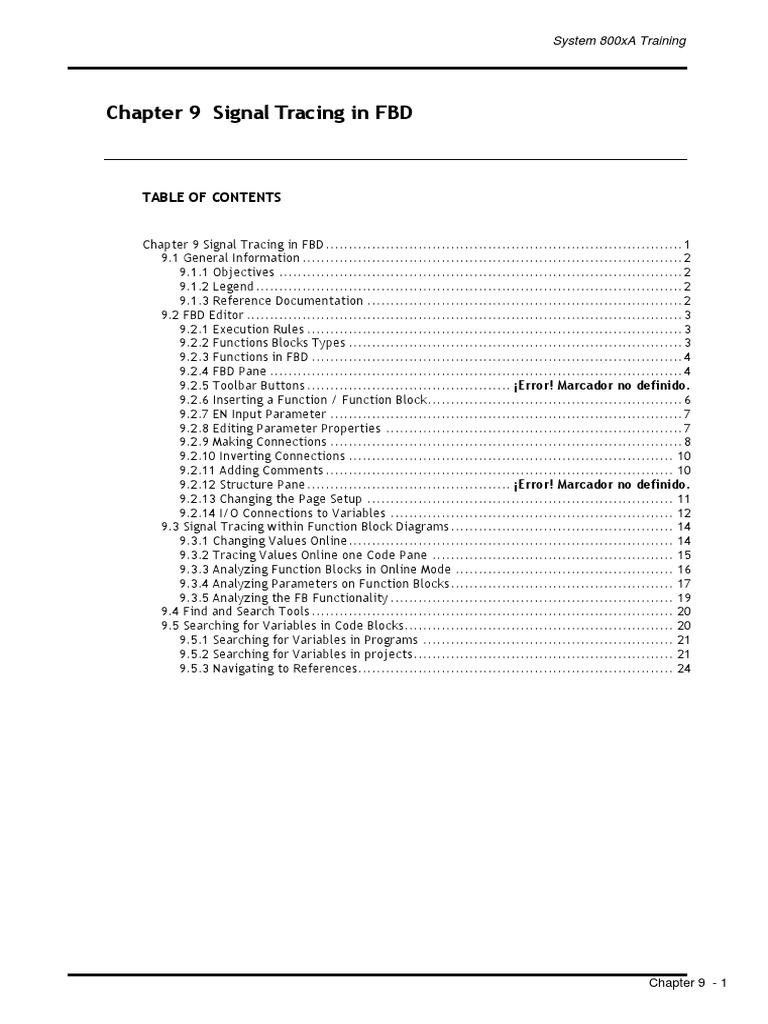 T308-09 Signal Tracing in FBD - RevD | PDF | Parameter (Computer Programming) | Subroutine