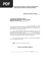 Modelo Solicitud de Testimonio | PDF | Derecho Civil (Common Law ...