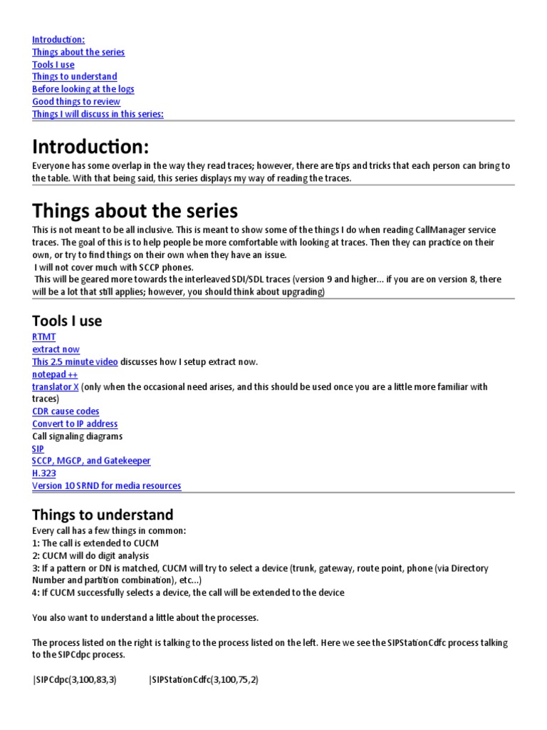 How To Read SIP Traces | PDF | Session Initiation Protocol ...
