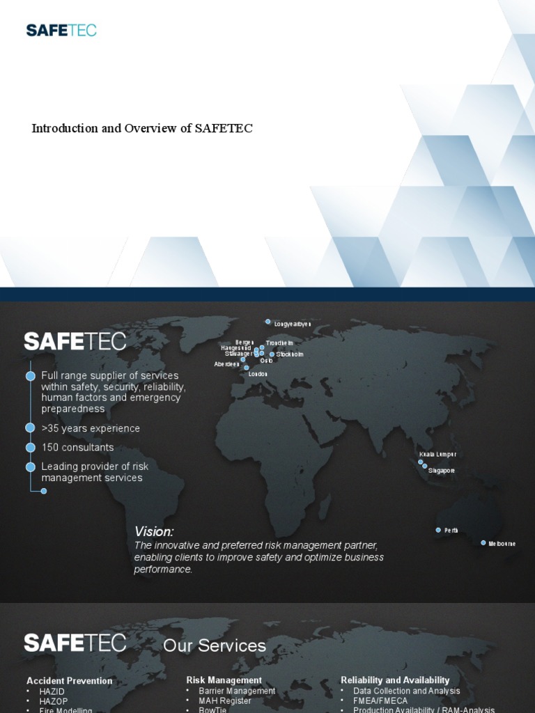 Introduction and Overview of SAFETEC | PDF | Risk | Determinants Of Health