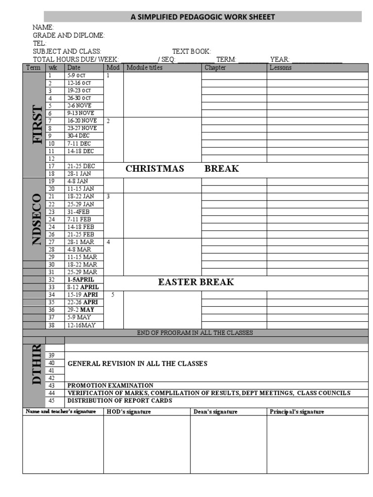 Progression Sheet | PDF