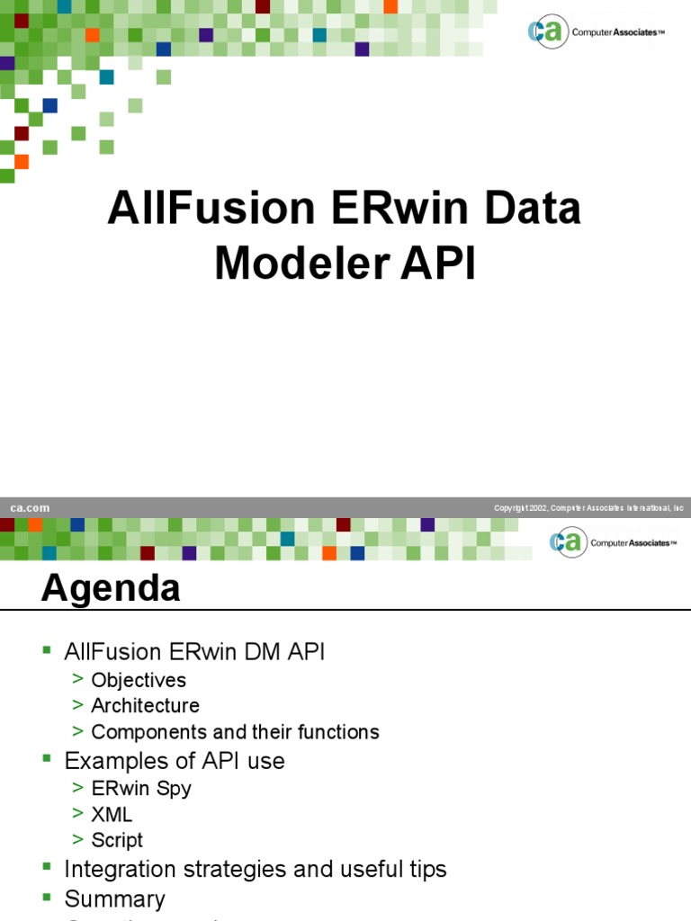 Allfusion Erwin Data Modeler Api | PDF | Application Programming ...