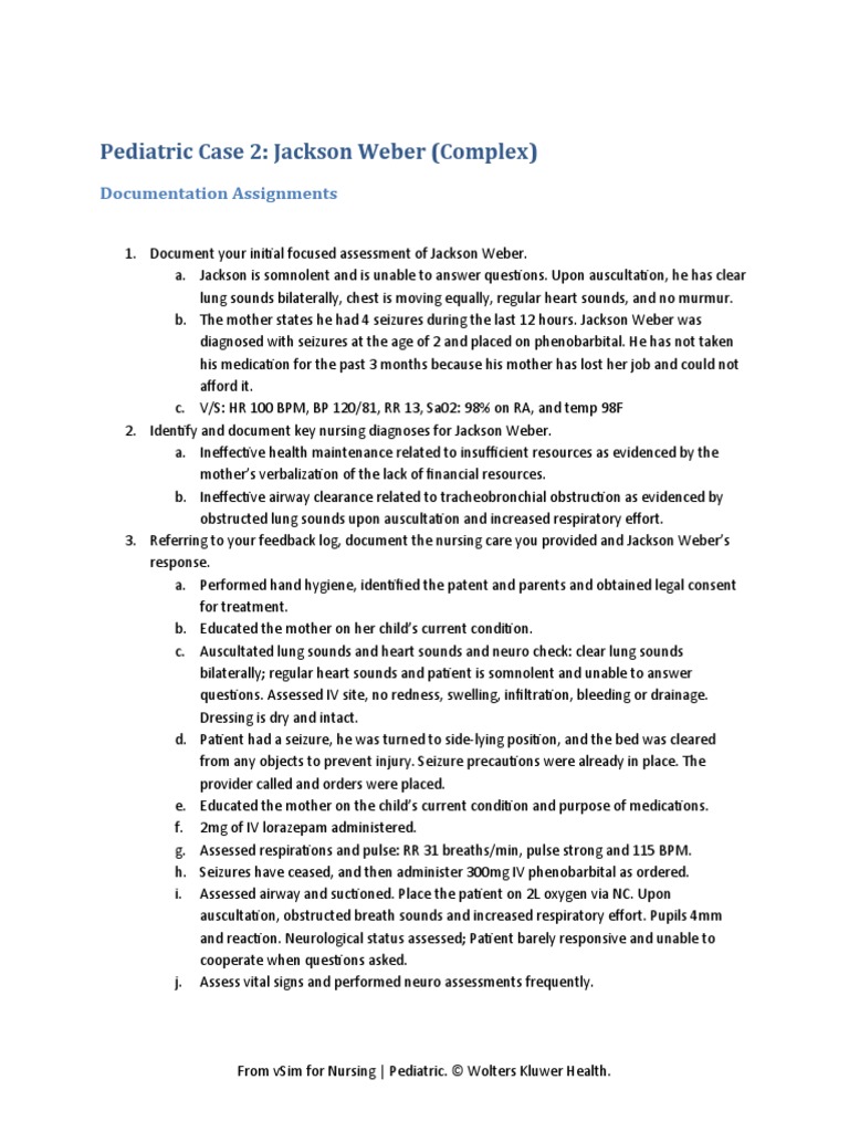 VSIM Jackson Weber Documentation | PDF | Heart | Health Care