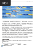 PATH FIT 3 Basic Swimming Handout | PDF | Swimming (Sport) | Swimming