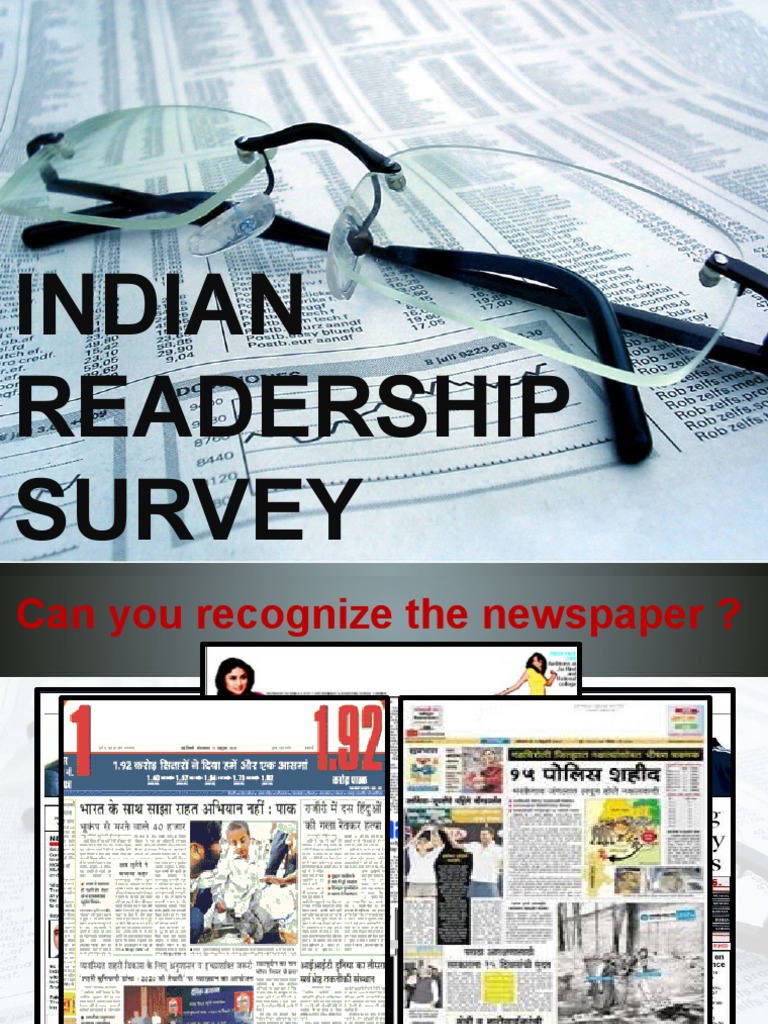 Indian Readership Survey Overview | PDF | Survey Methodology | Sampling (Statistics)