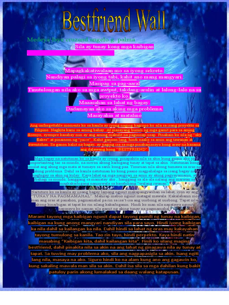 Bestfriend Wall | PDF