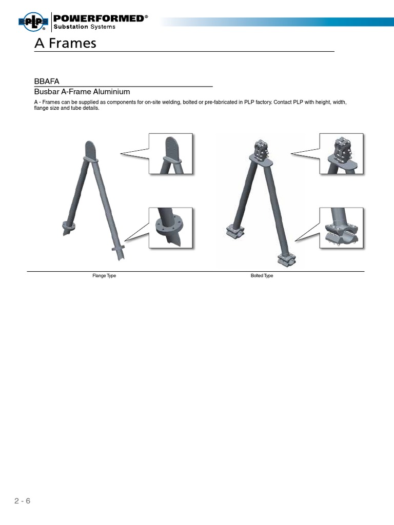 A Frames: Bbafa Busbar A-Frame Aluminium | PDF