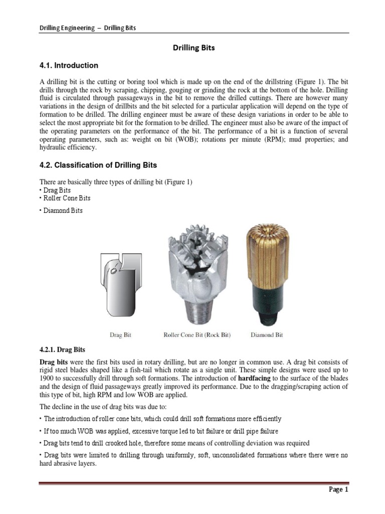 Drilling Bits | PDF | Deformation (Engineering) | Fracture