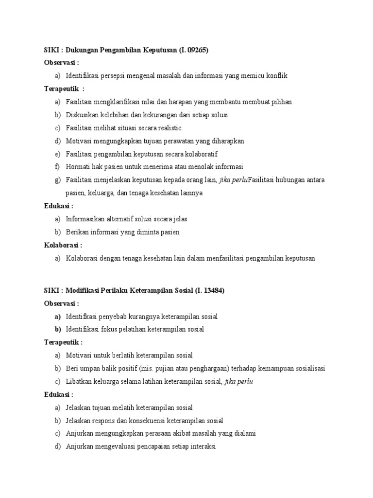 SIKI Pak Bandi | PDF