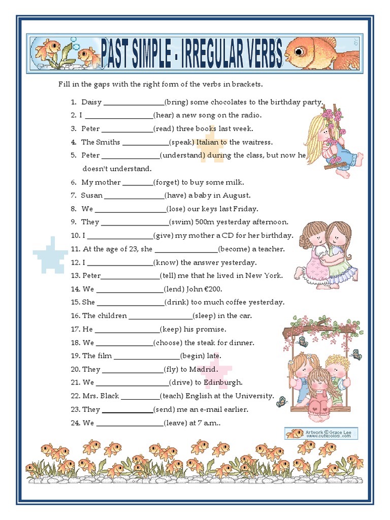 Past Simple Irregular Verbs | PDF